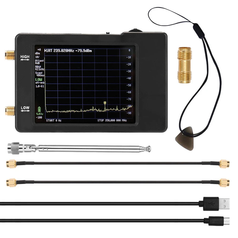 Inputs Tiny Spectrum Analyzer Touch Screen Spectrum Analyzer